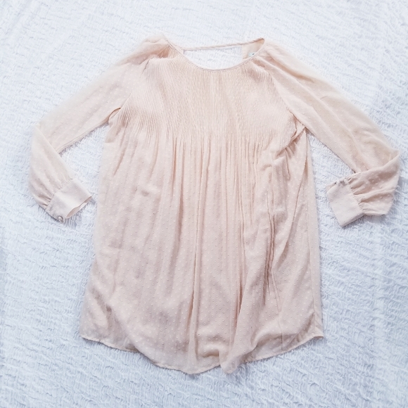 Urban Outfitters | Tops | Kimchi Blue Layered Peach Textured Tunic ...